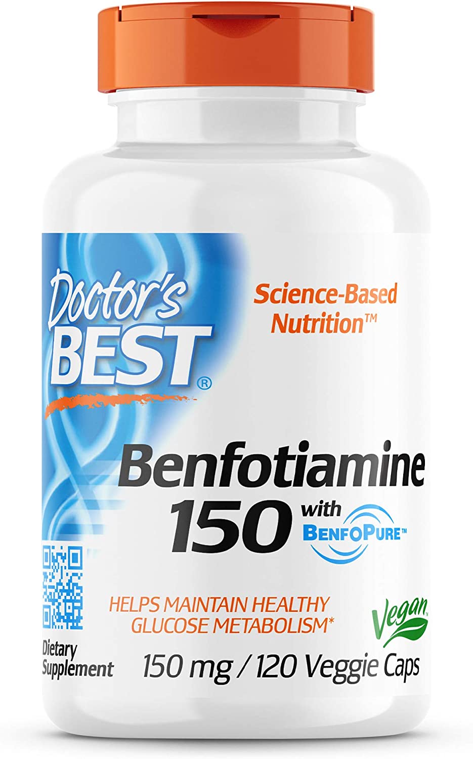 Doctor's Best BenFotiamine with BenfoPure 150mg - 120 Veggie Caps
